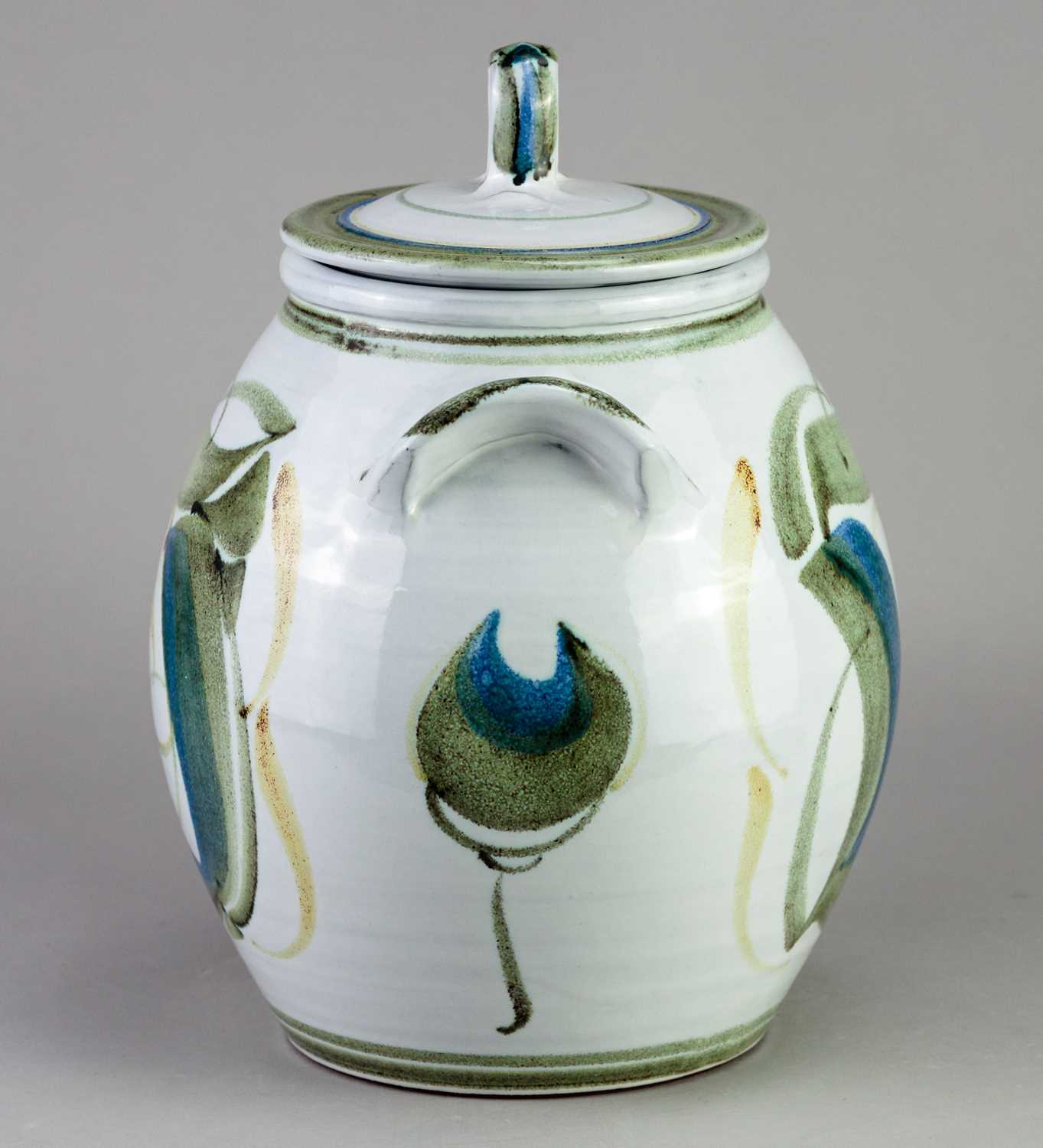 Lot 210 - EDGAR CAMPDEN for Aldermaston Pottery; a tin