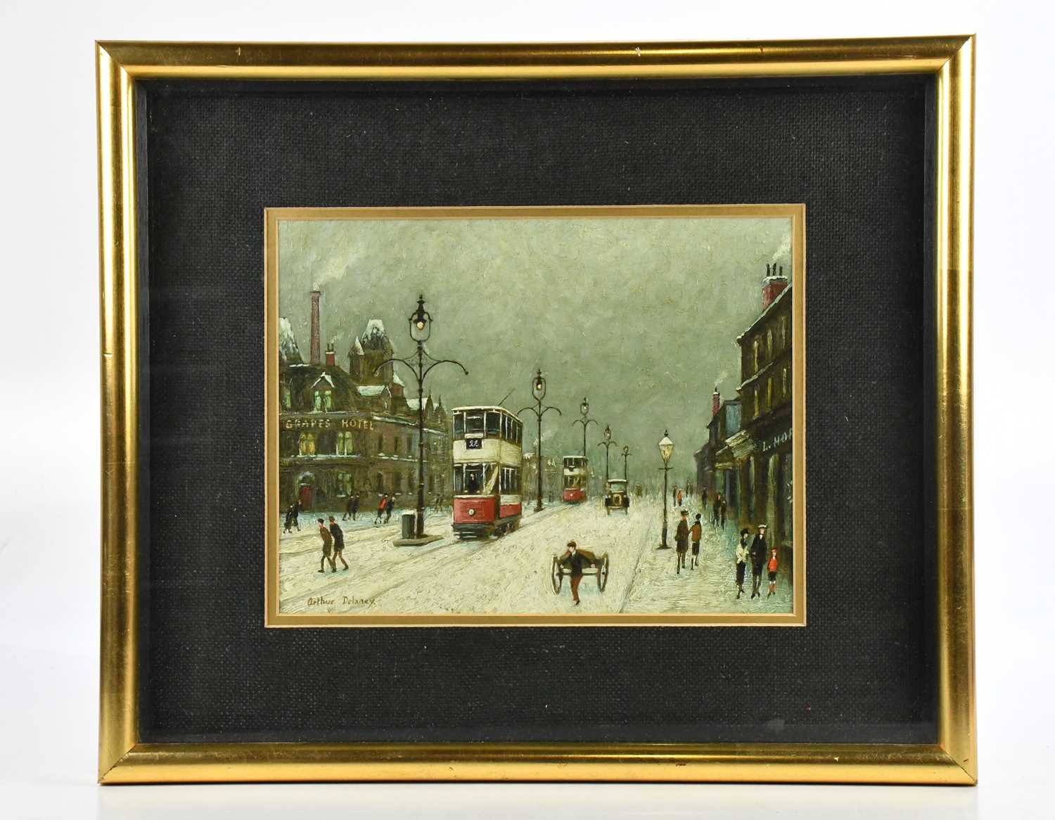 Lot 188 - ARTHUR DELANEY (1927-1987); oil on board,