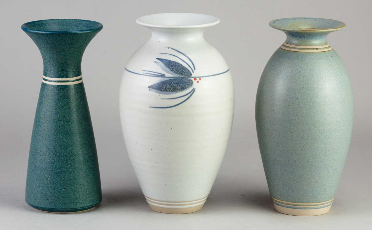 Lot 432 - LOUISE DARBY (born 1957); a stoneware vase
