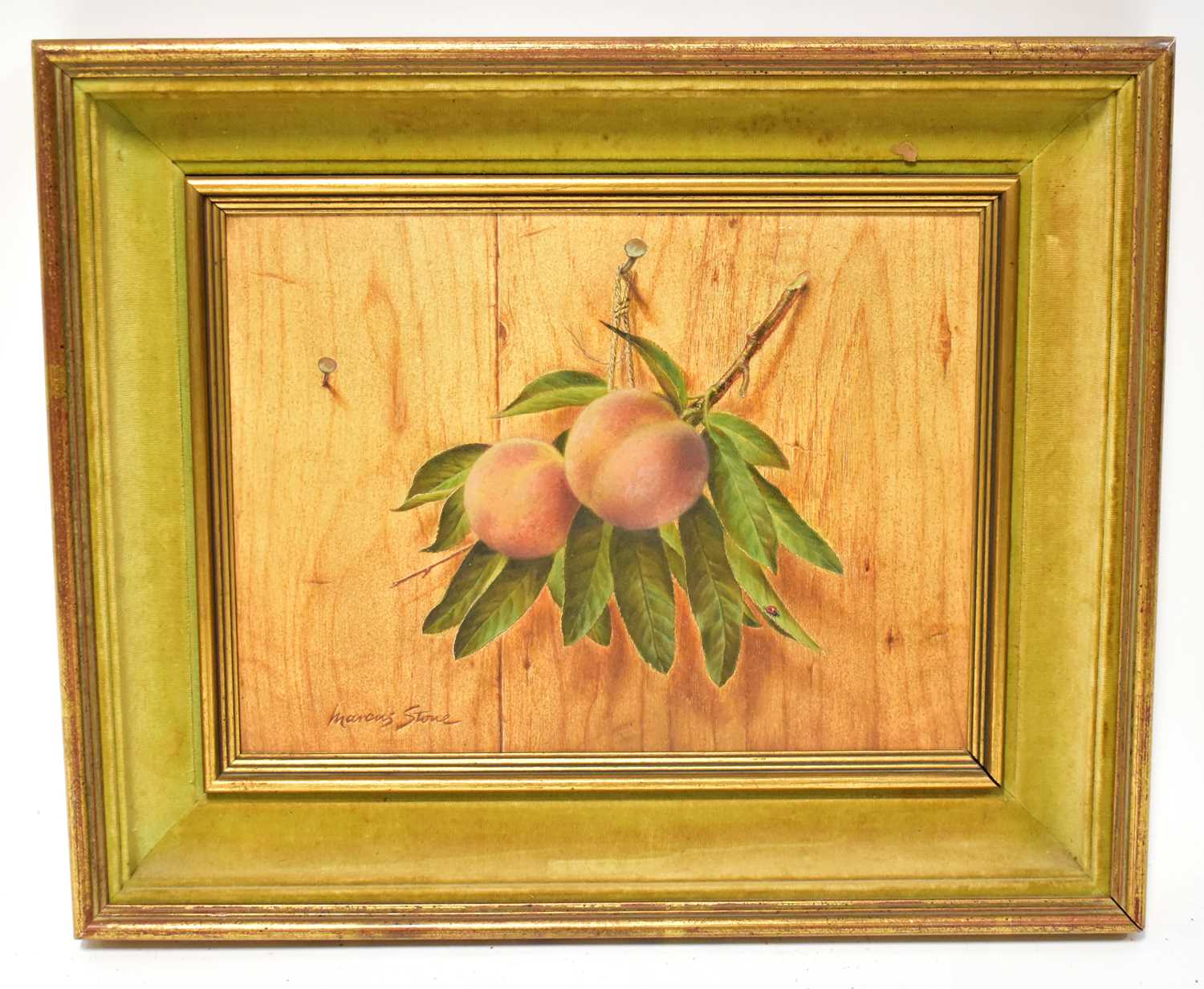 Lot 672 - MARCUS STONE (20th century); oil on board,