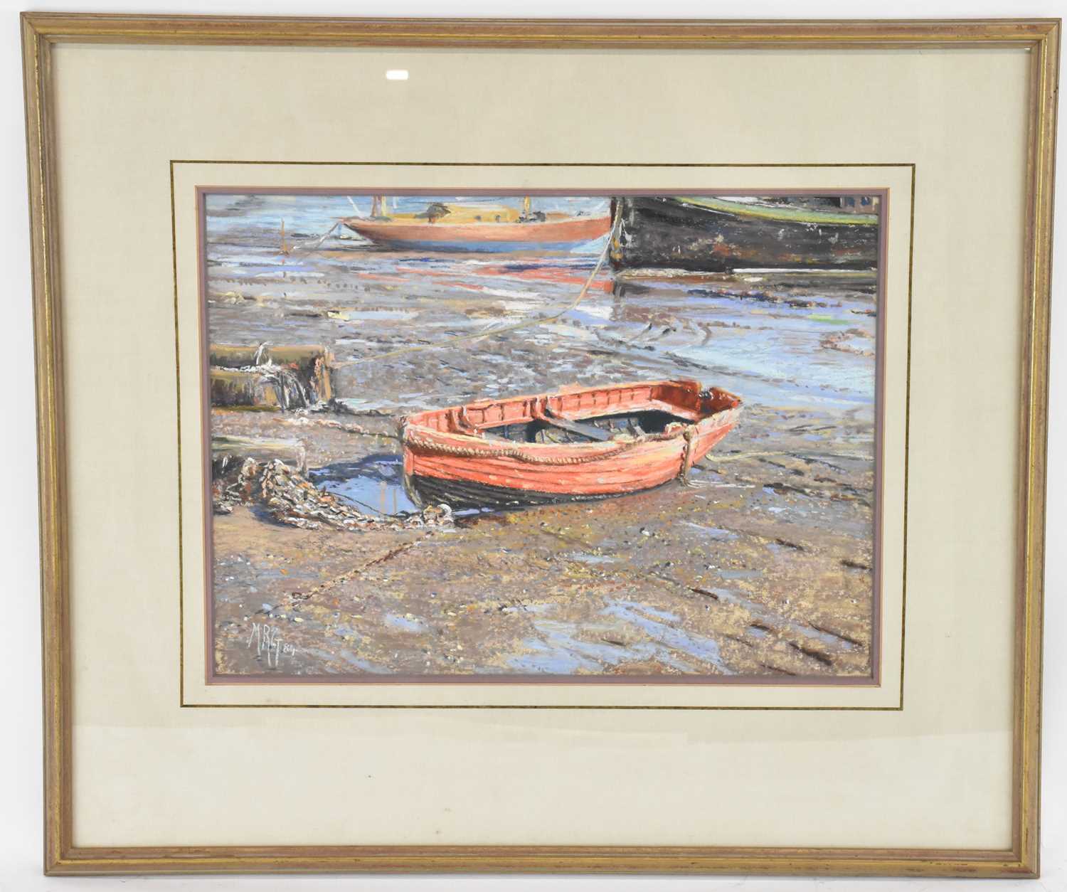 Lot 206 - MARGARET GLASS (born 1950); pastel on board,
