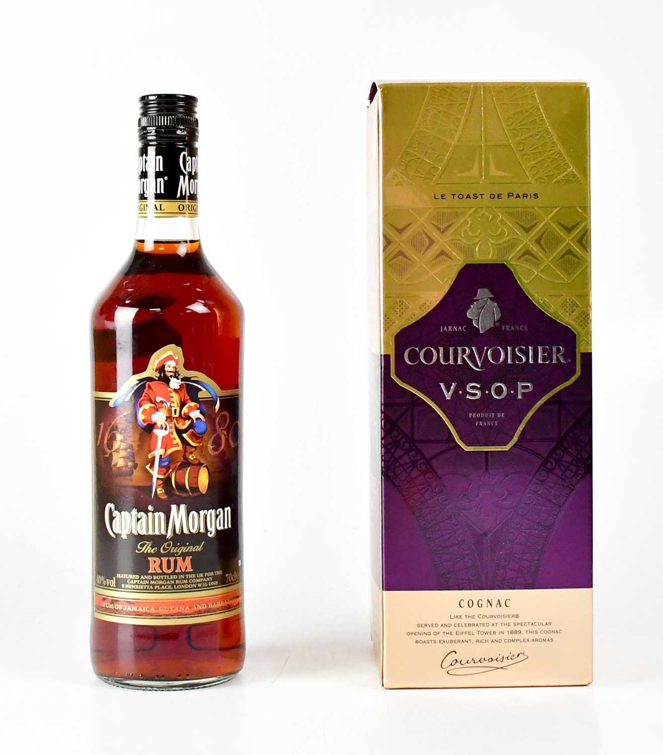 Lot 859 - A boxed bottle of Courvoisier VSOP 'The