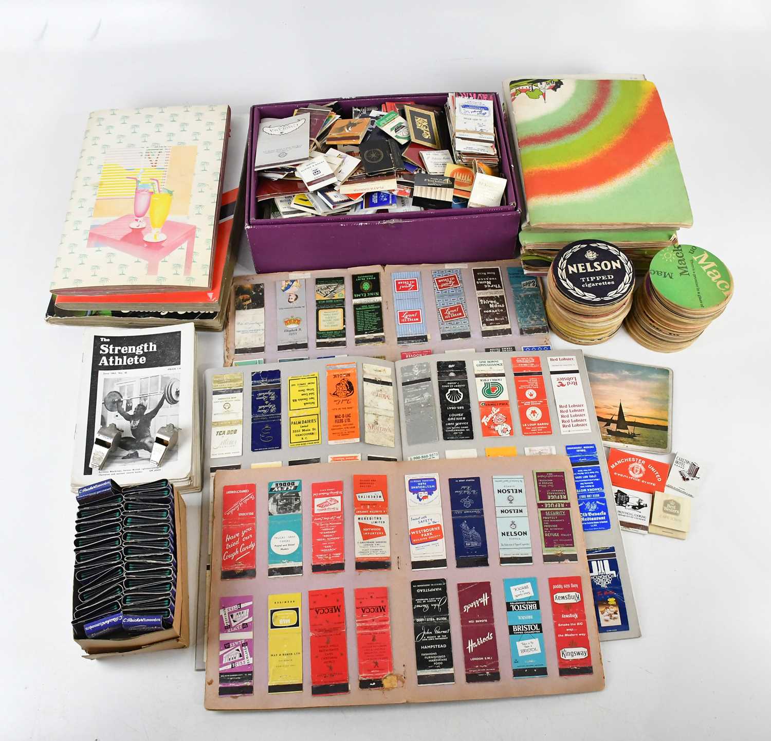 Lot 2564 - An extensive collection of matchbooks, beer