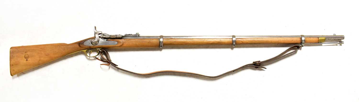 Lot 696 - SNIDER ENFIELD; an 1870 pattern III, .577"