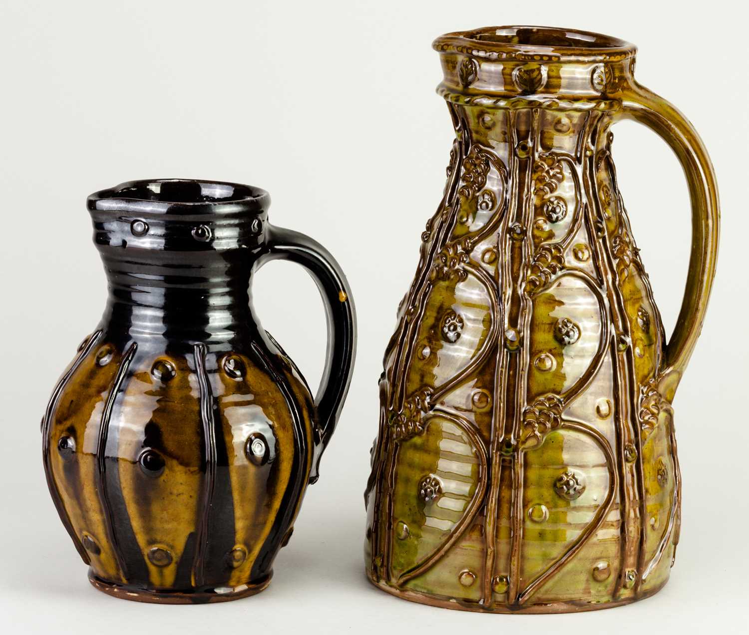 Lot 204 - DOUG FITCH (born 1964); a slipware pitcher