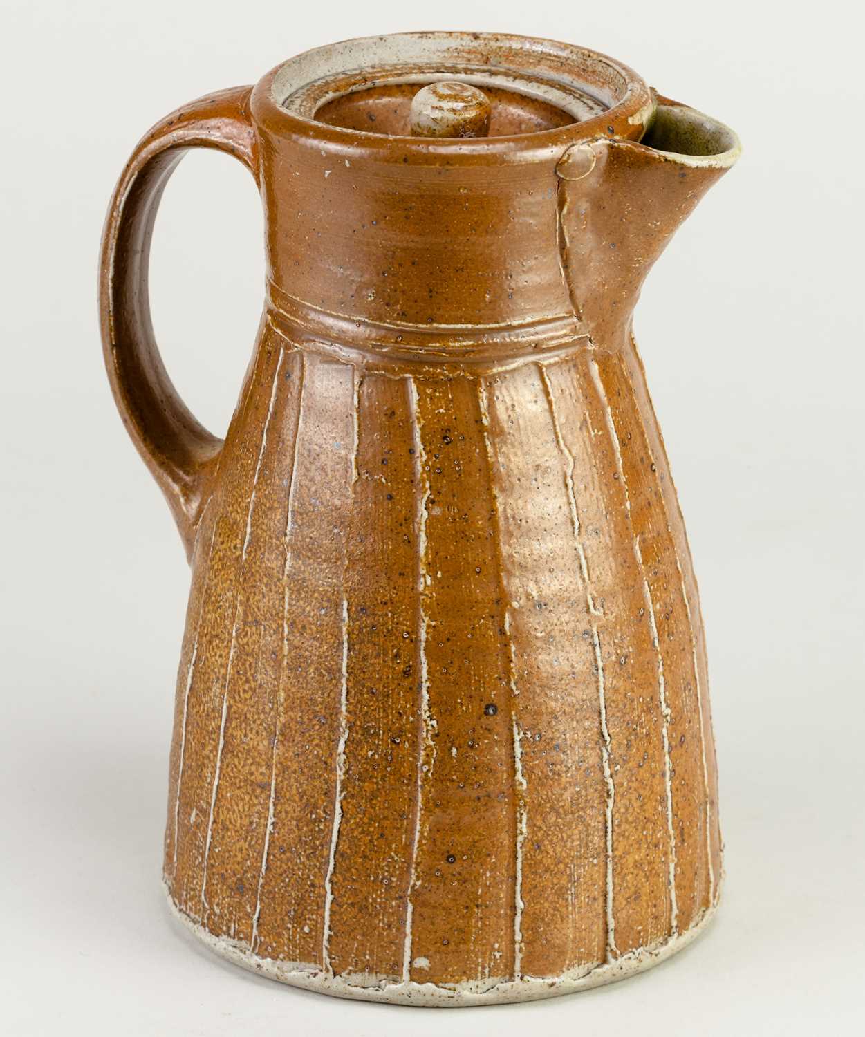 Lot 695 - SARAH WALTON (born 1945); a fluted salt