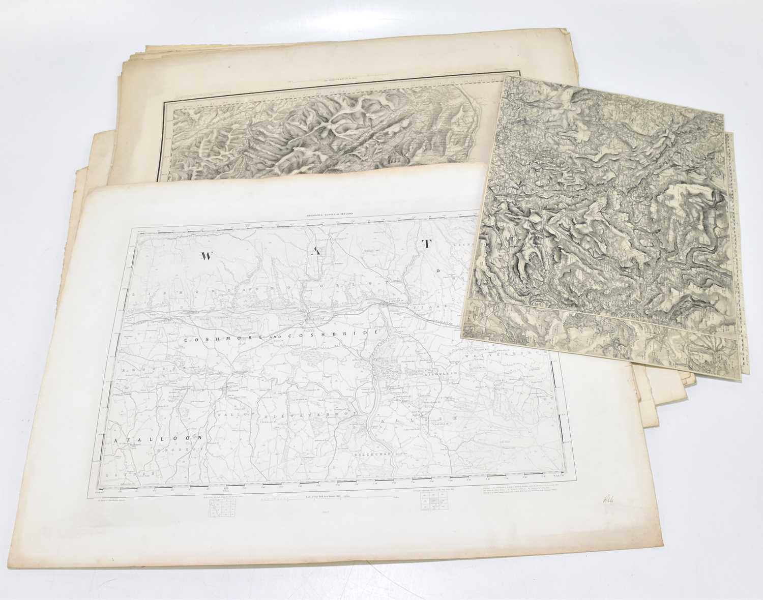 Lot 682 - ORDNANCE SURVEY; a collection of forty 19th