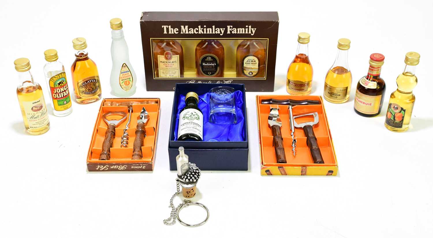 Lot 422 - A collection of alcoholic miniatures to