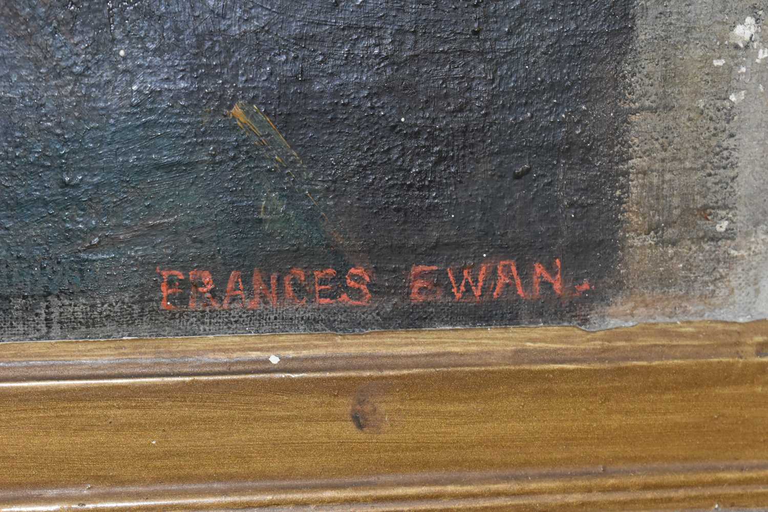 Lot 1644 - FRANCES EWAN; oil on canvas, portrait of