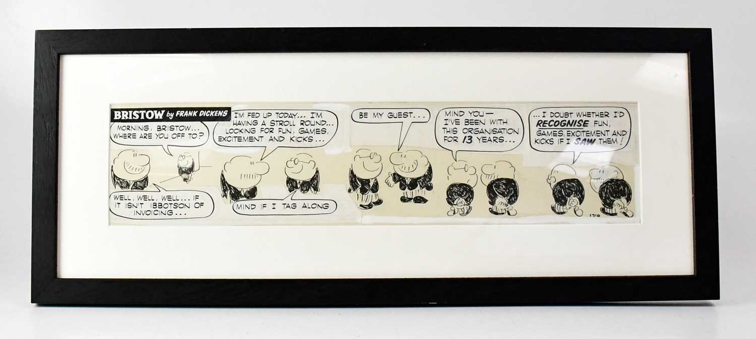 Lot 630 - BRISTOW; an original cartoon storyboard by