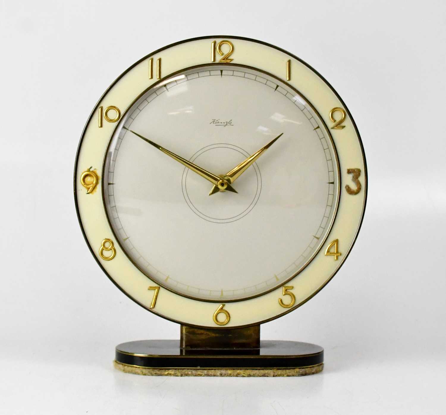 Lot 117 - A mid-20th century Kienzle mantel clock, the