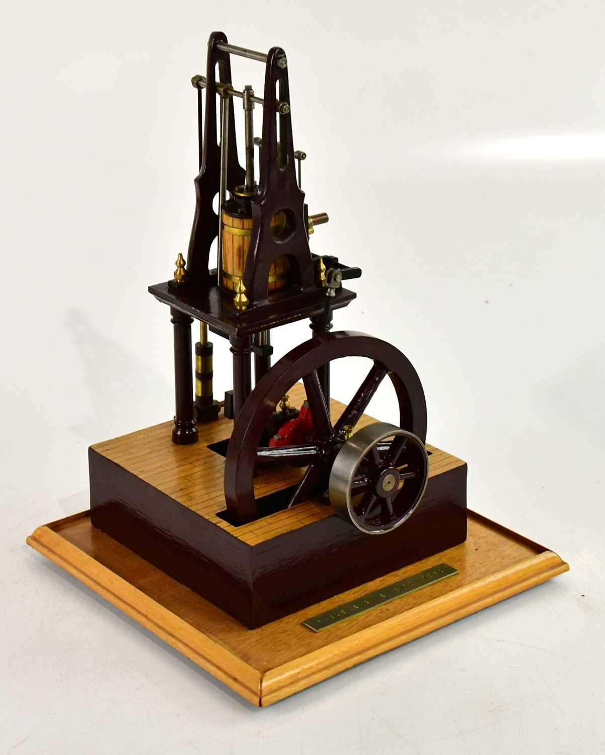 Lot 1009 - A scratch built live steam vertical single