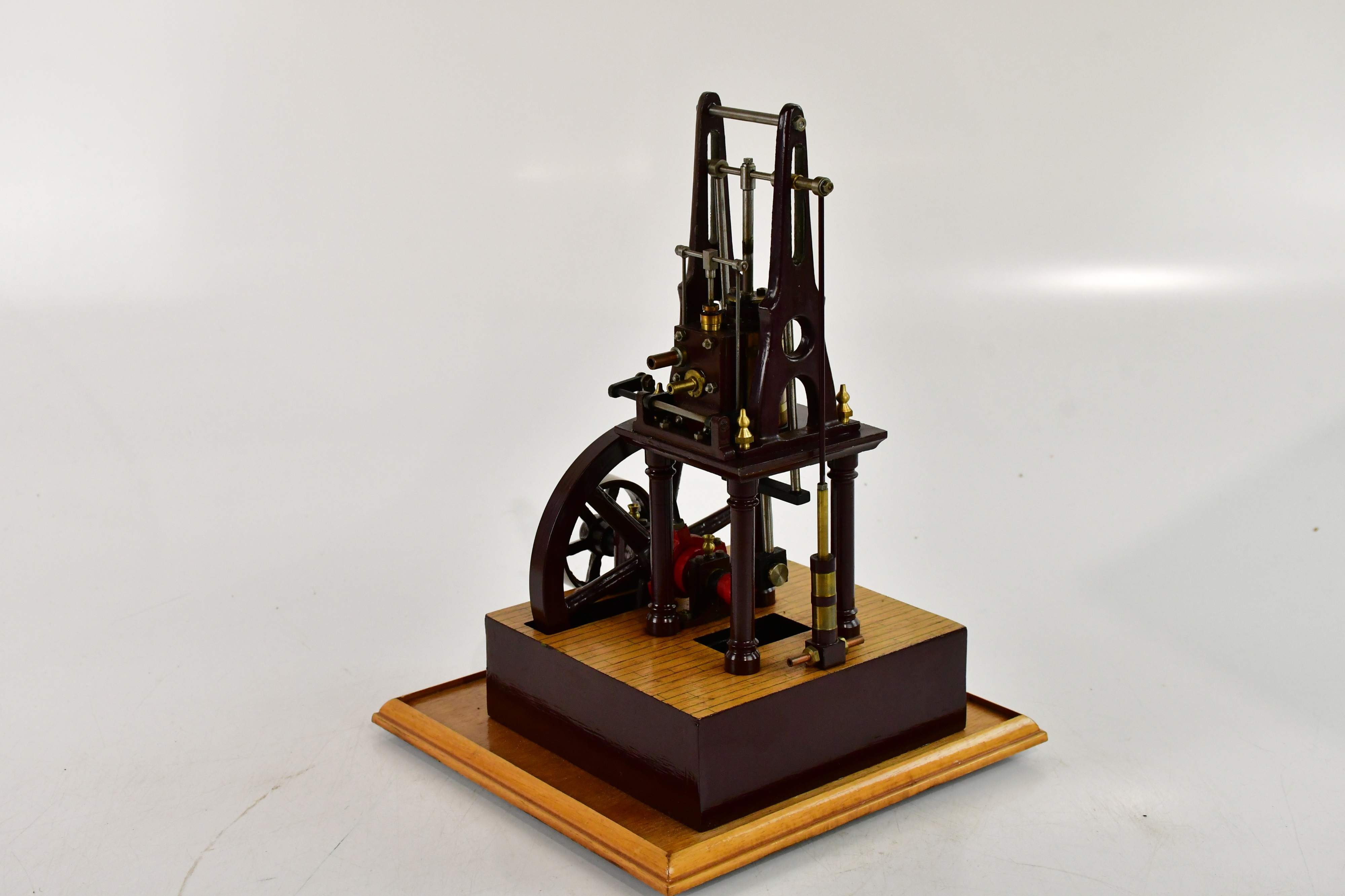 Lot 1009 - A scratch built live steam vertical single