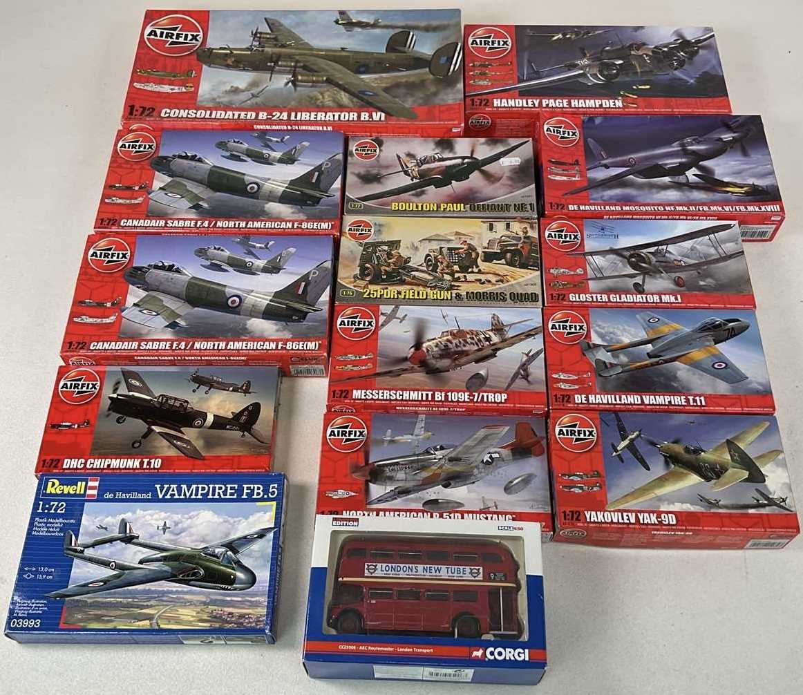 Lot 68 - AIRFIX; a collection of recent model kits,