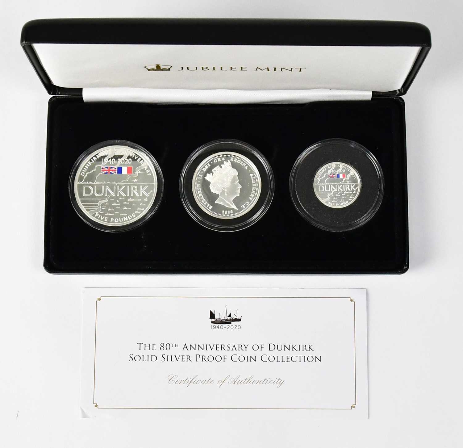 Lot 571 - A 2020 silver proof commemorative coin set,
