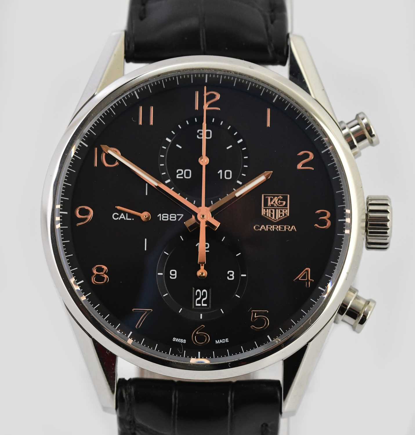 Lot 26 - TAG HEUER; a gentleman's stainless steel