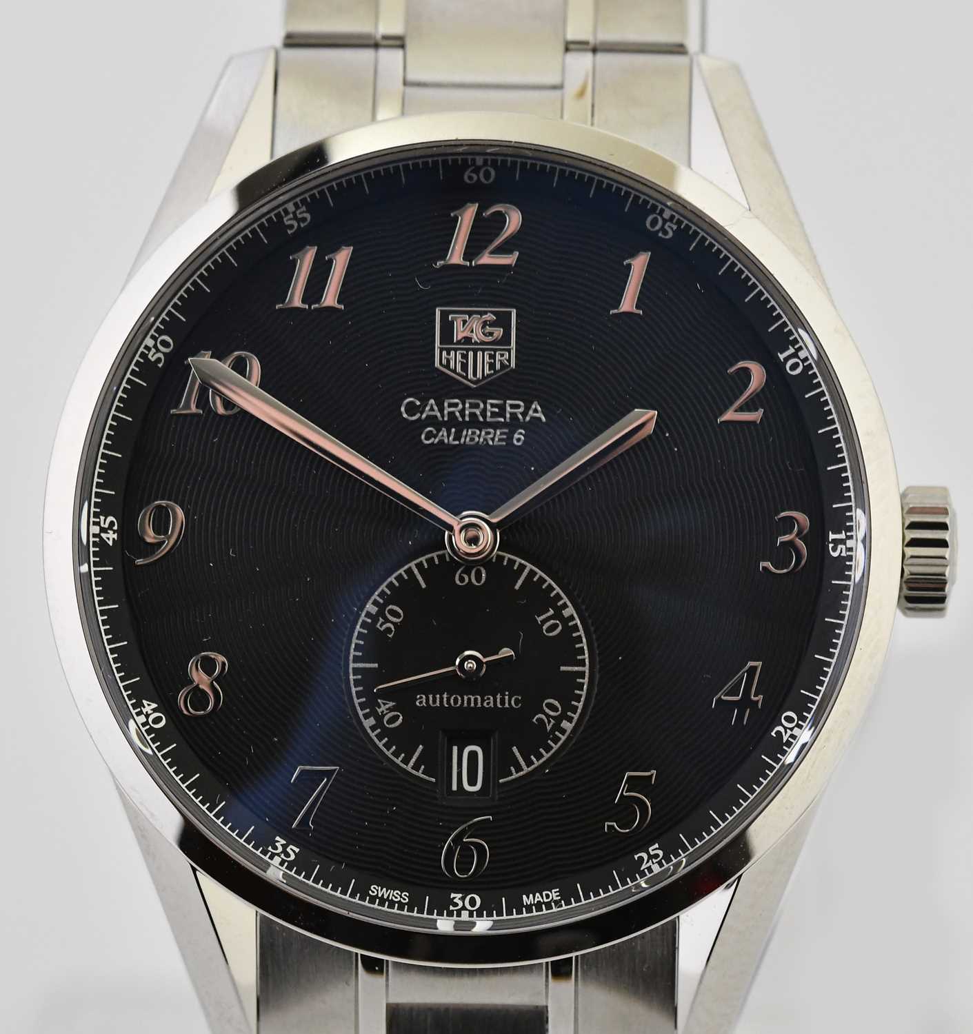 Lot 20 - TAG HEUER; a gentleman's stainless steel