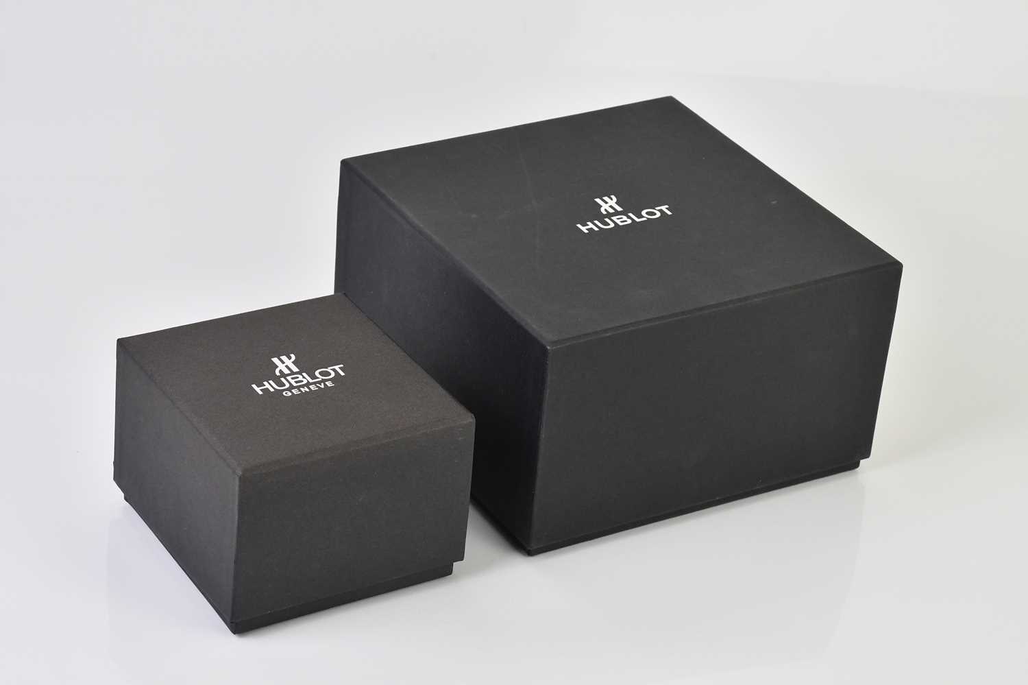 Lot 4 - HUBLOT; an inner and outer box for a