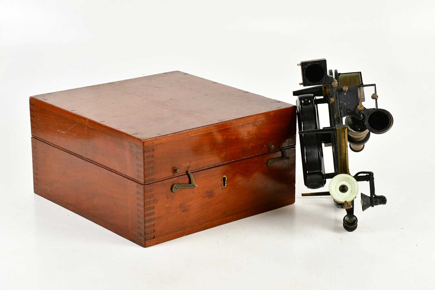 Lot 1688 - HUSUN; a cased sextant.