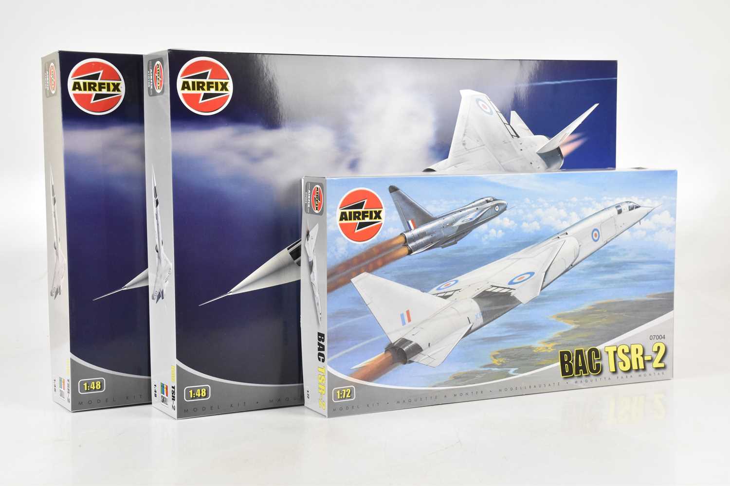 Lot 112 - AIRFIX; two BAC TSR-2 1:48 limited edition
