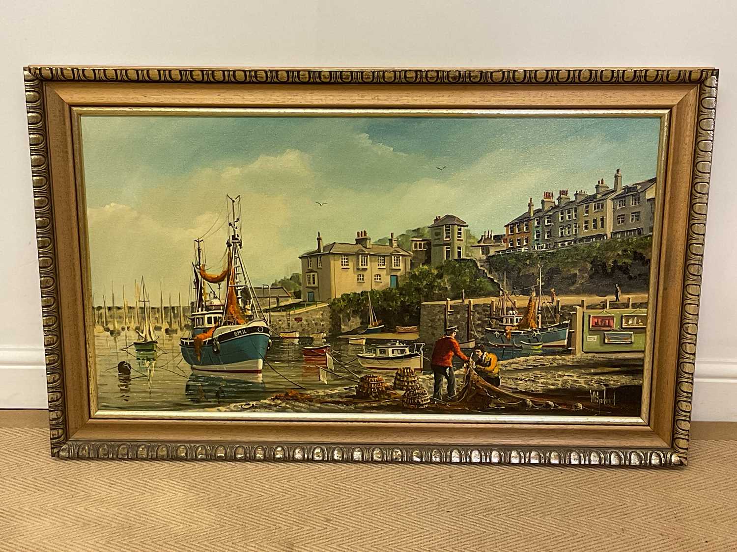Lot 311 - W H STOCKMAN; 20th century oil on canvas,