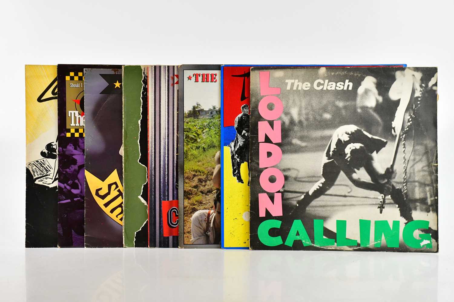 Lot 1095 - THE CLASH; six albums, to include Give 'Em