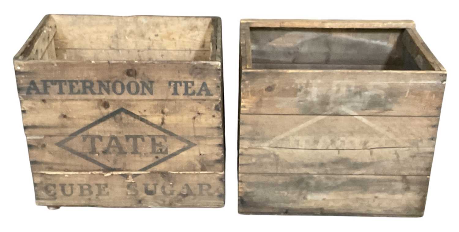 Lot 307 - Two vintage Tate & Lyle Afternoon Tea Cube