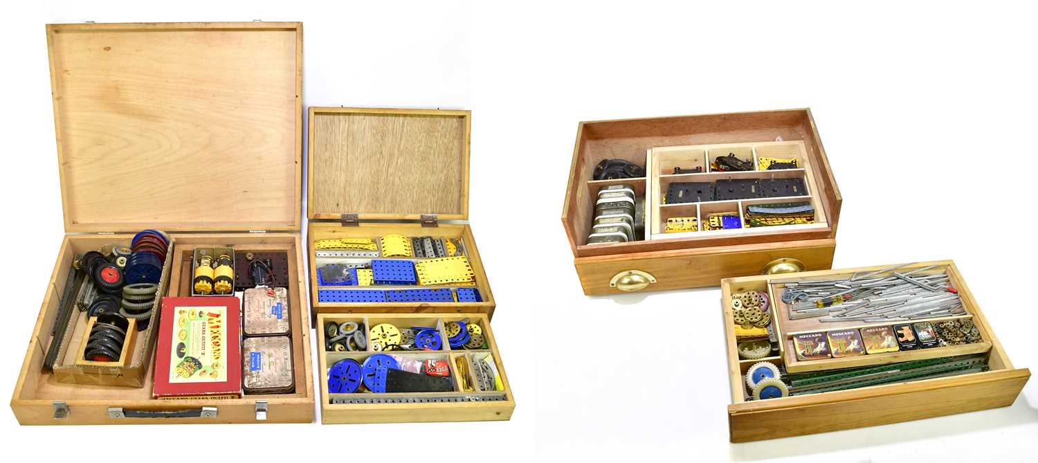 Lot 93 Meccano Three Boxes Of Assorted Items One