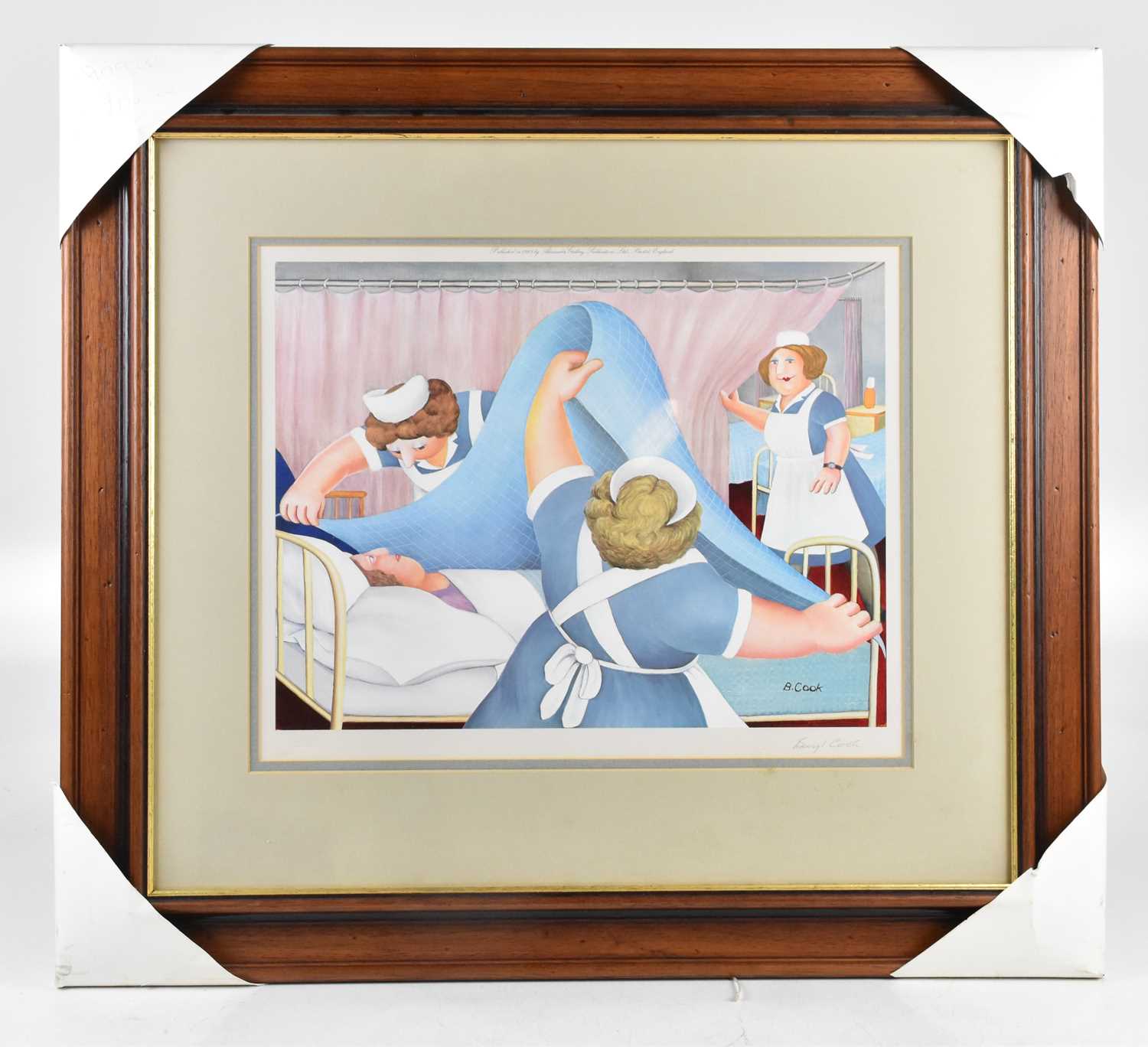 Lot 502 - BERYL COOK (1926-2008); a pencil signed