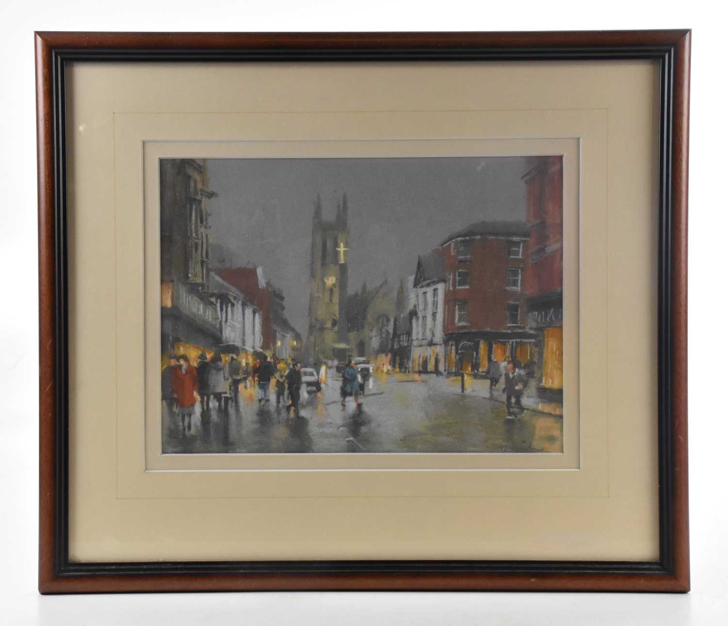 Lot 106 - MARC GRIMSHAW (b.1957); pastel, 'Bolton