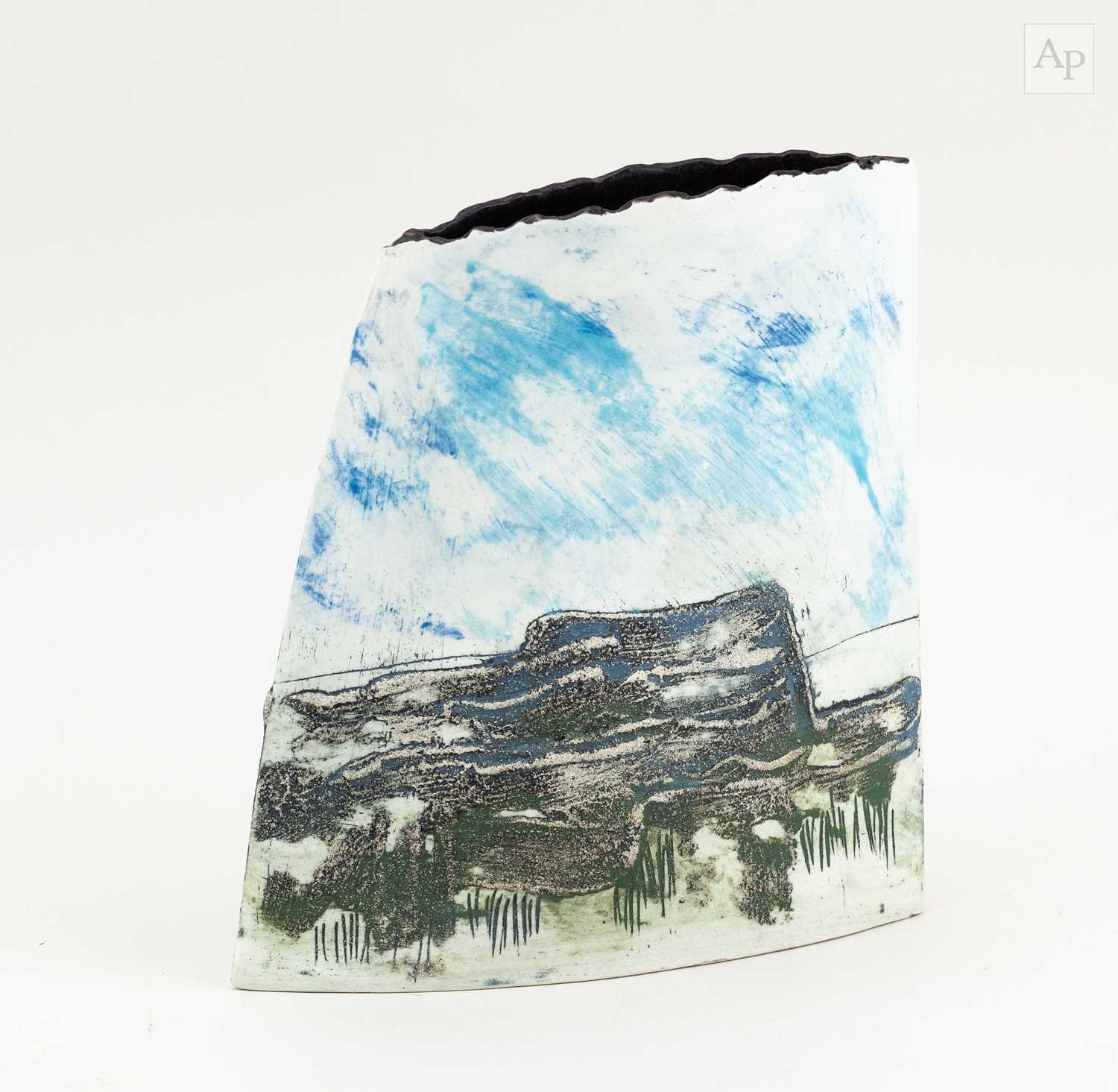 Lot 466 - PETER CLOUGH (born 1944); 'Outcrop', a
