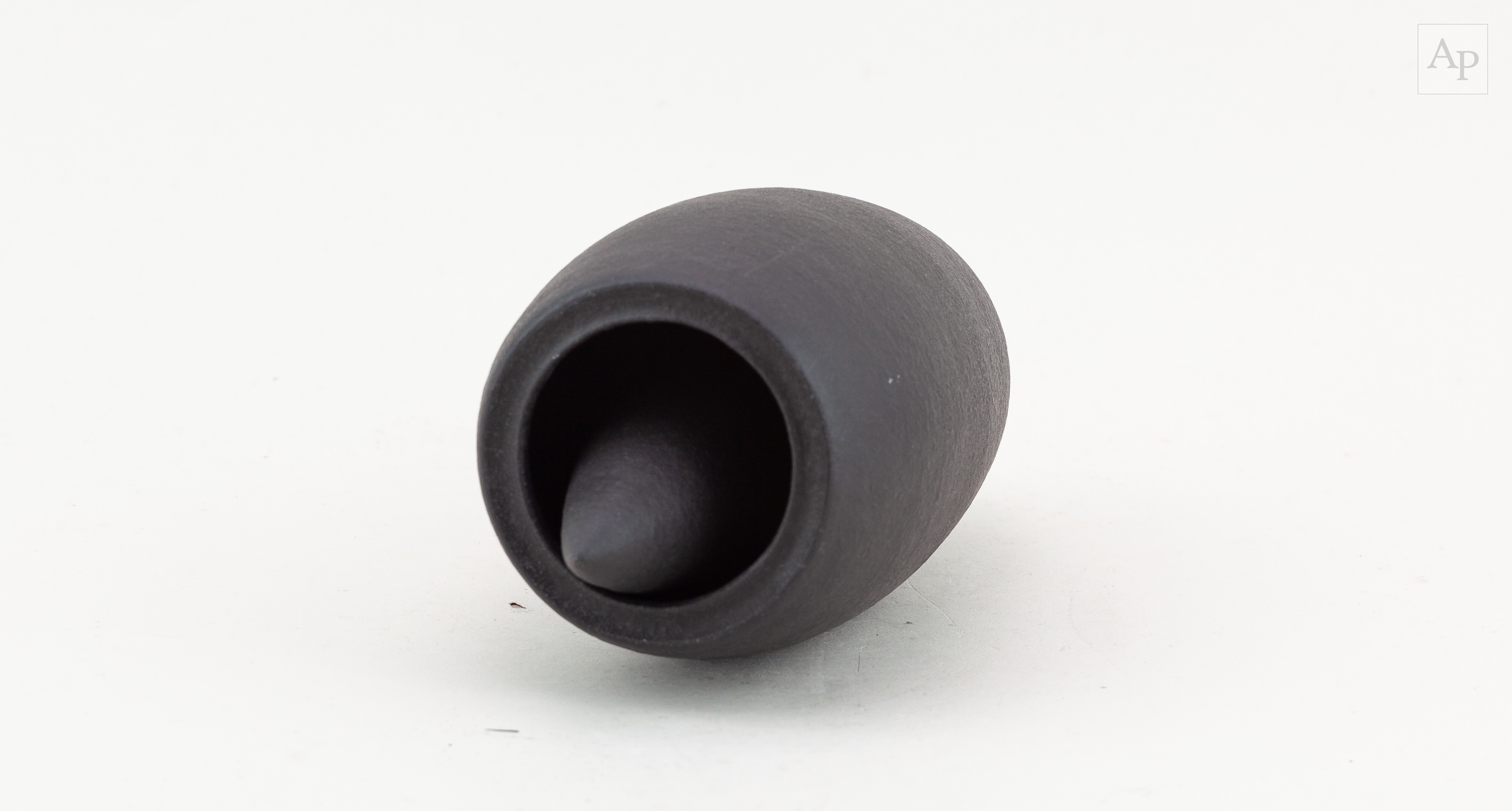Lot 195 - ERIC MOSS (born 1959); a black stoneware