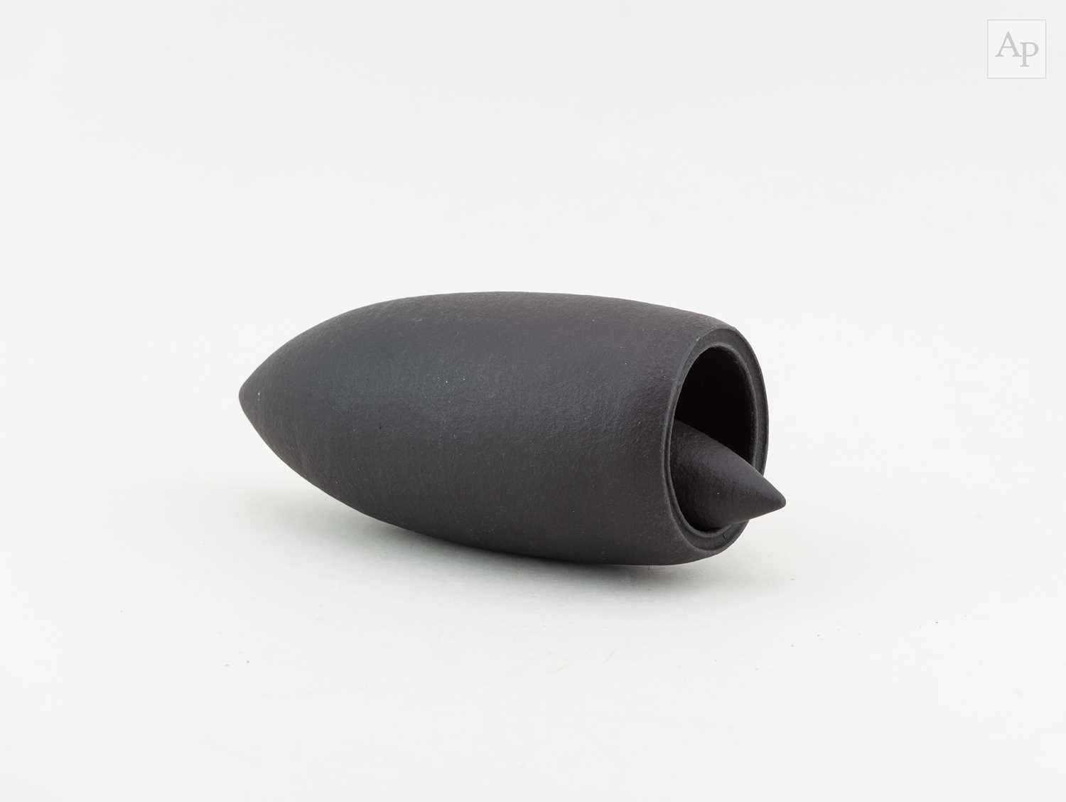 Lot 196 - ERIC MOSS (born 1959); a black stoneware