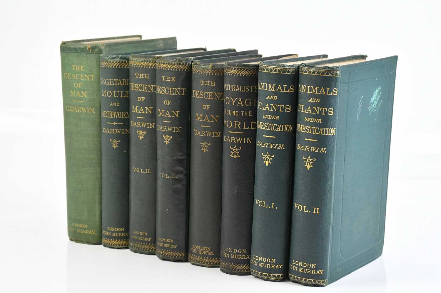 Lot 196 - CHARLES DARWIN: a collection of 8 vols,