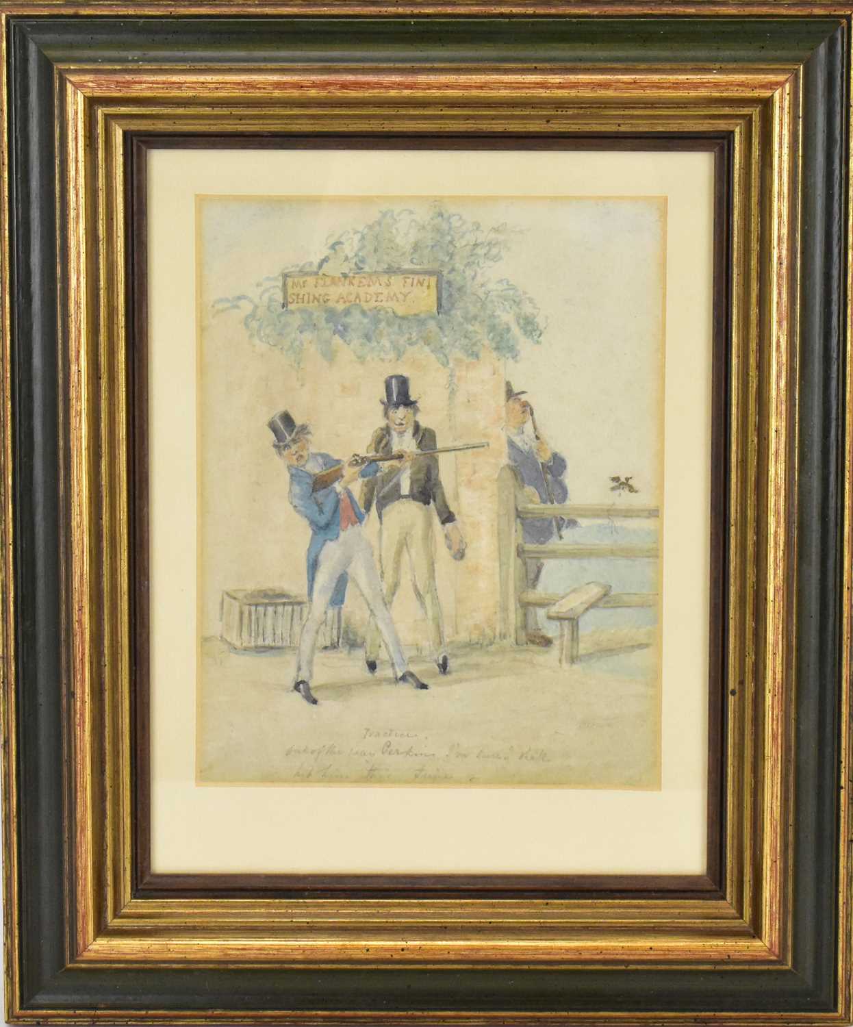 Lot 636 - HENRY HEATH (active 1824-1828); a pencil and