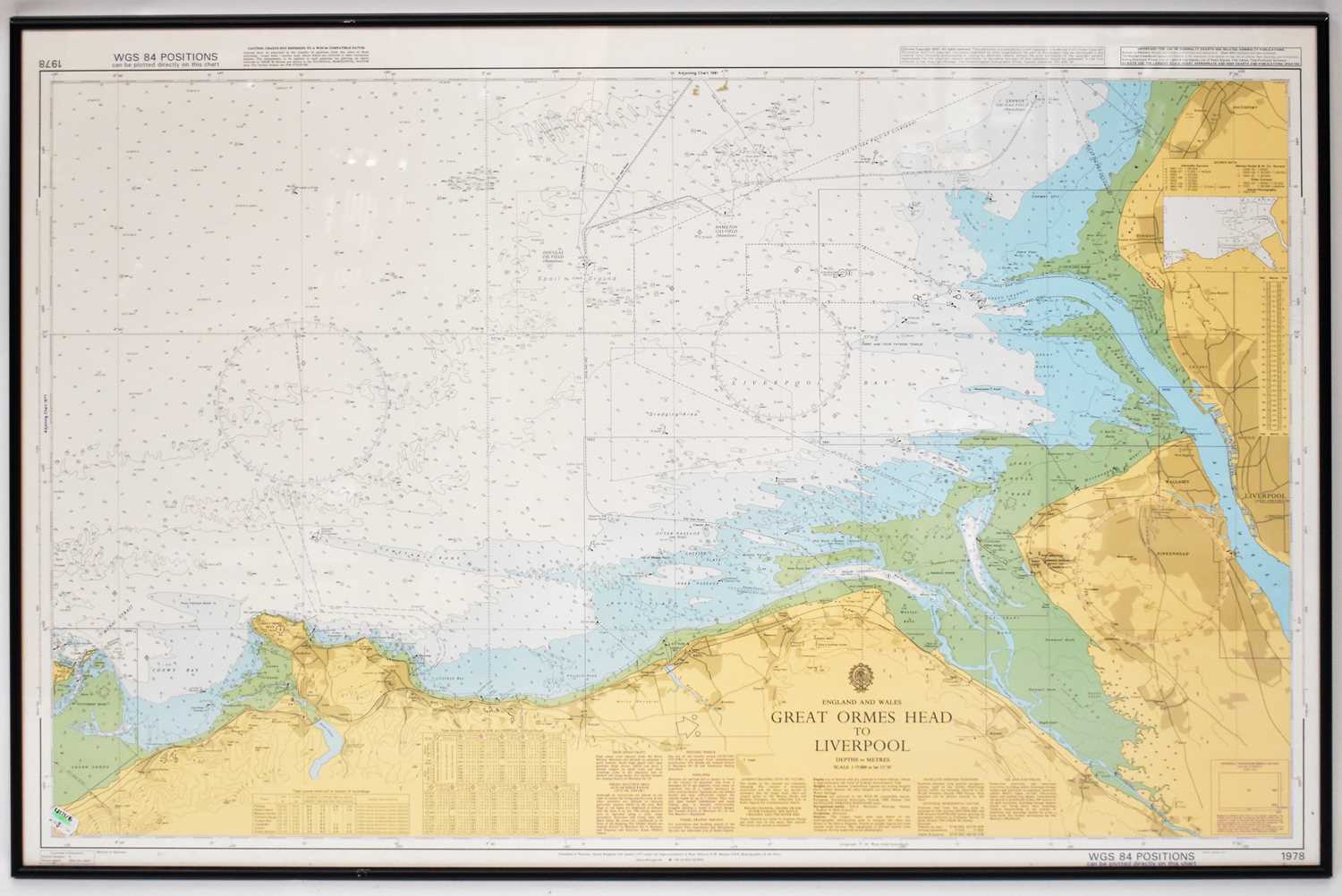 Lot 288 - Two maritime charts, one for 'England West
