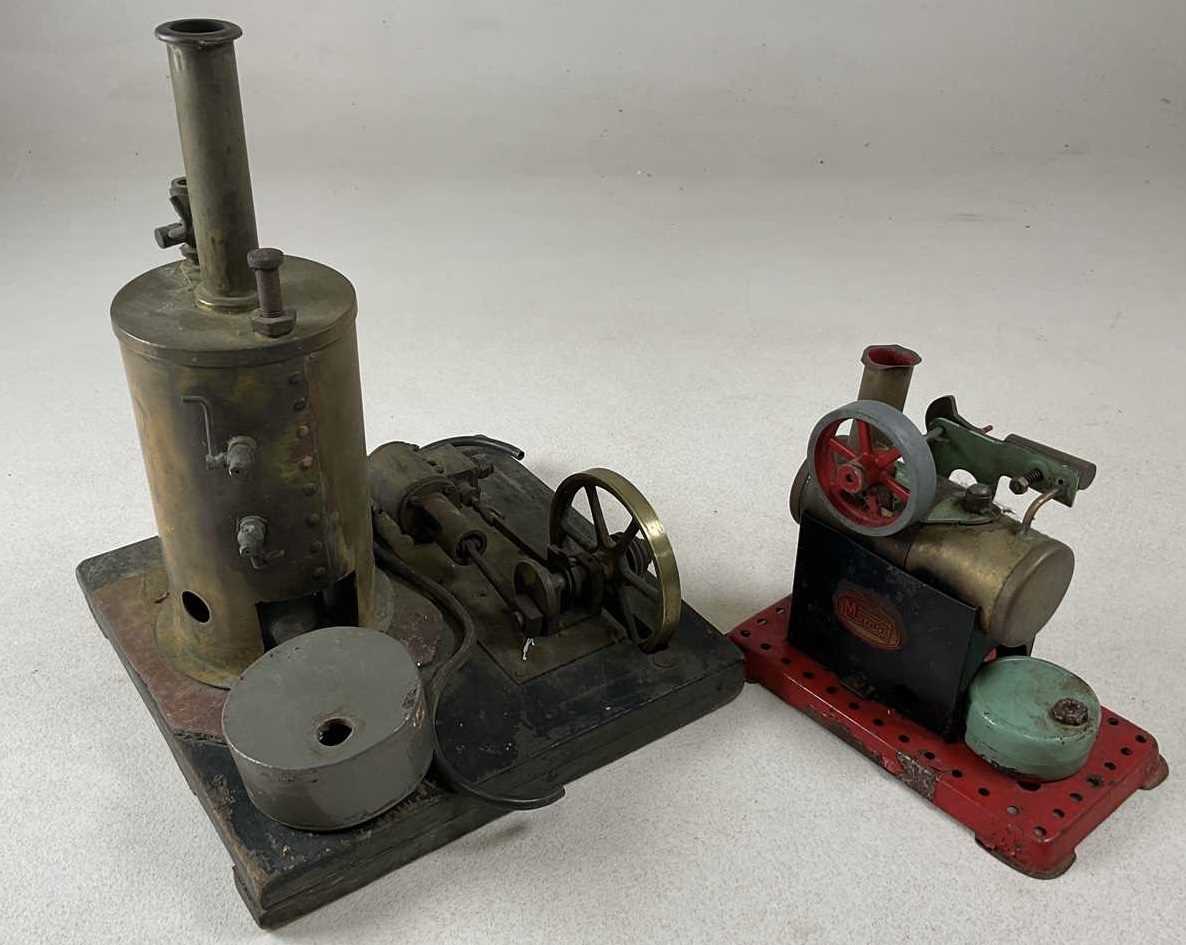 Lot 107 - A Mamod and scratch built steam engine, the