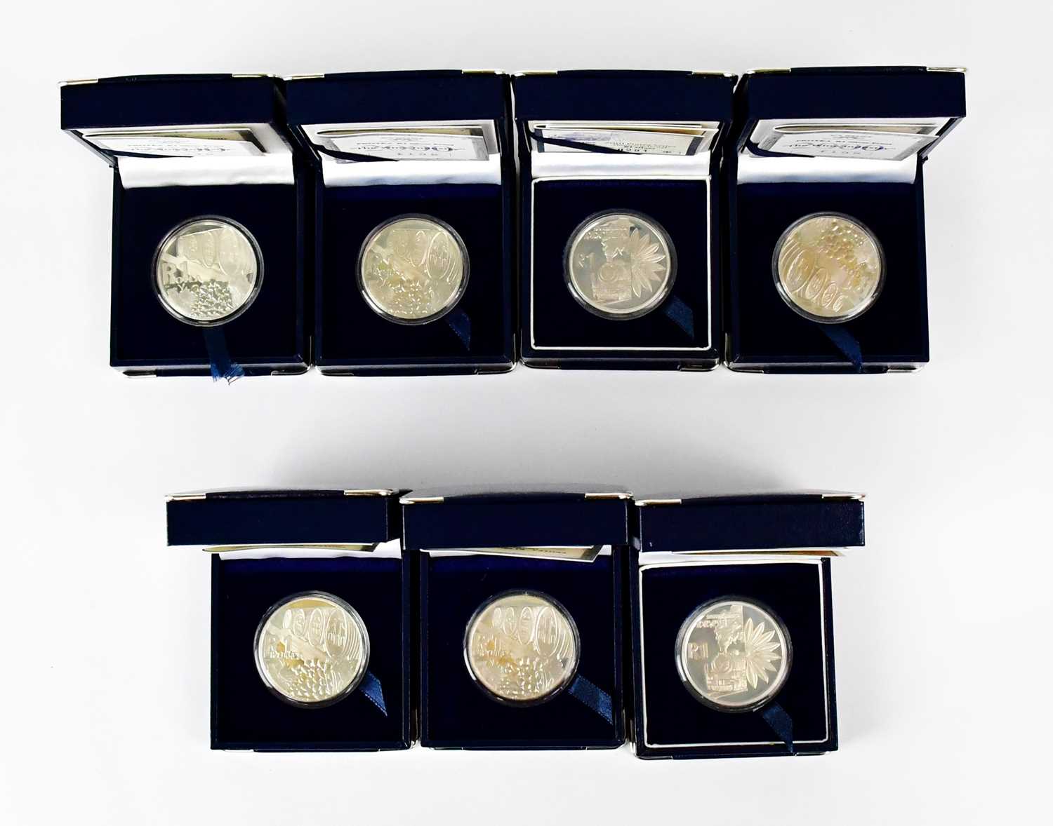 Lot 951 - SA MINT; five limited edition Protea R1
