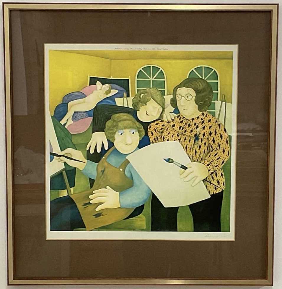 Lot 302 - BERYL COOK; a signed limited edition