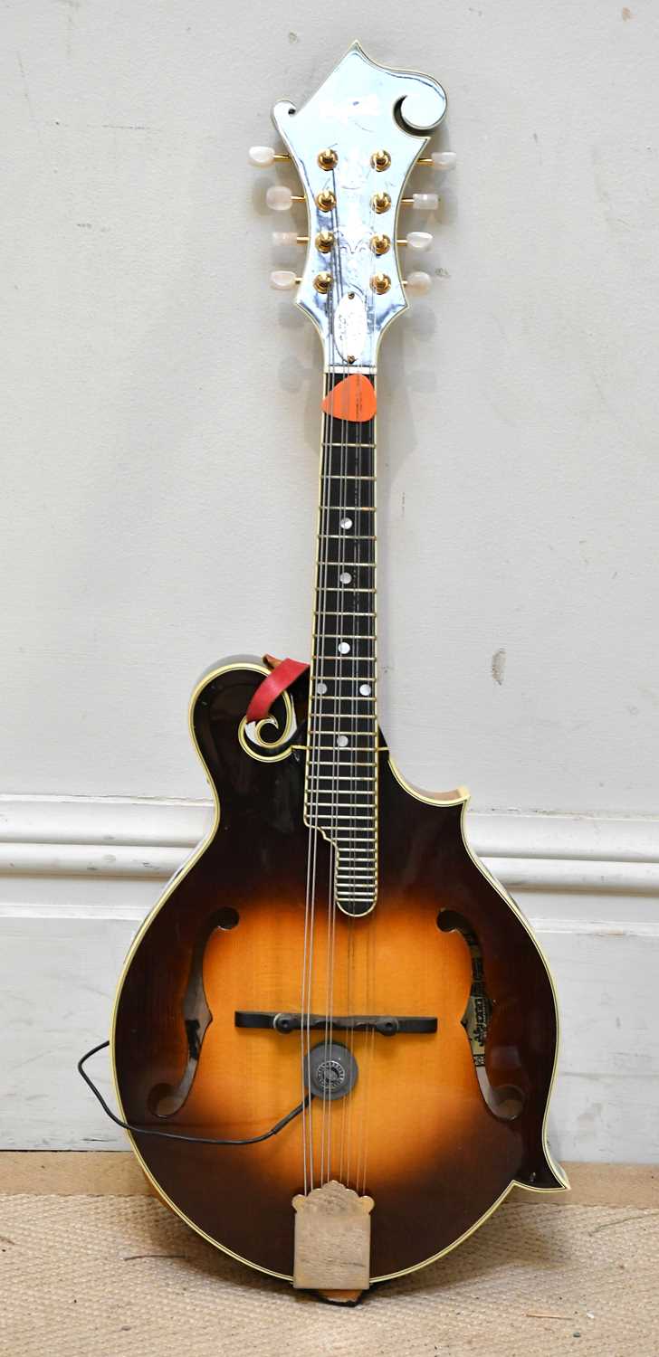 Lot 1018 - CAPEK; an F-style mandolin, paper label
