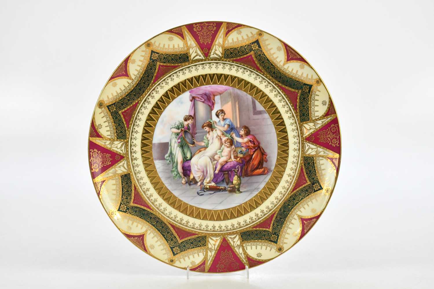 Lot 1650 - VIENNA; an early 20th century circular