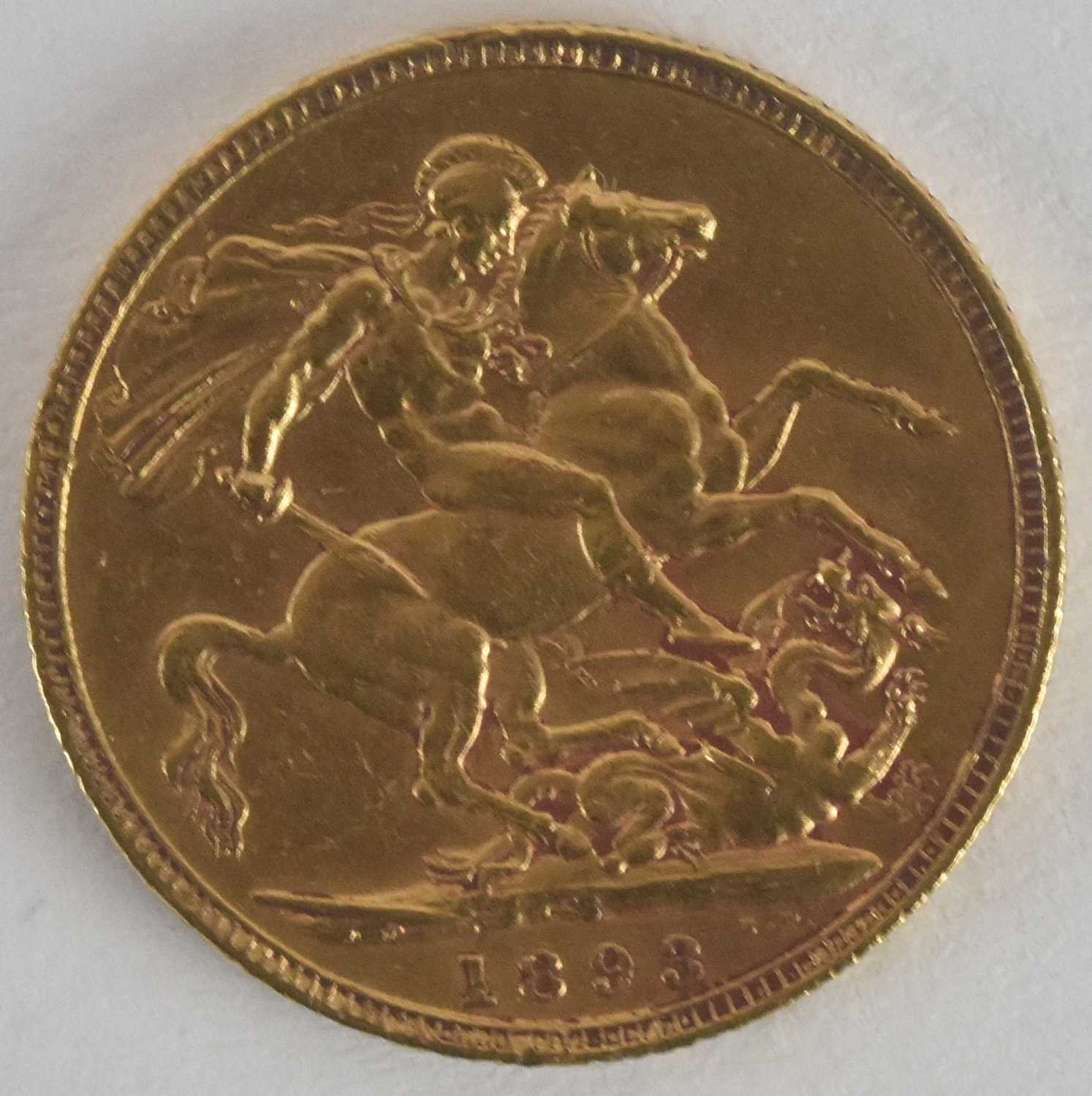 Lot 1680 - A Victoria full sovereign, 1893.