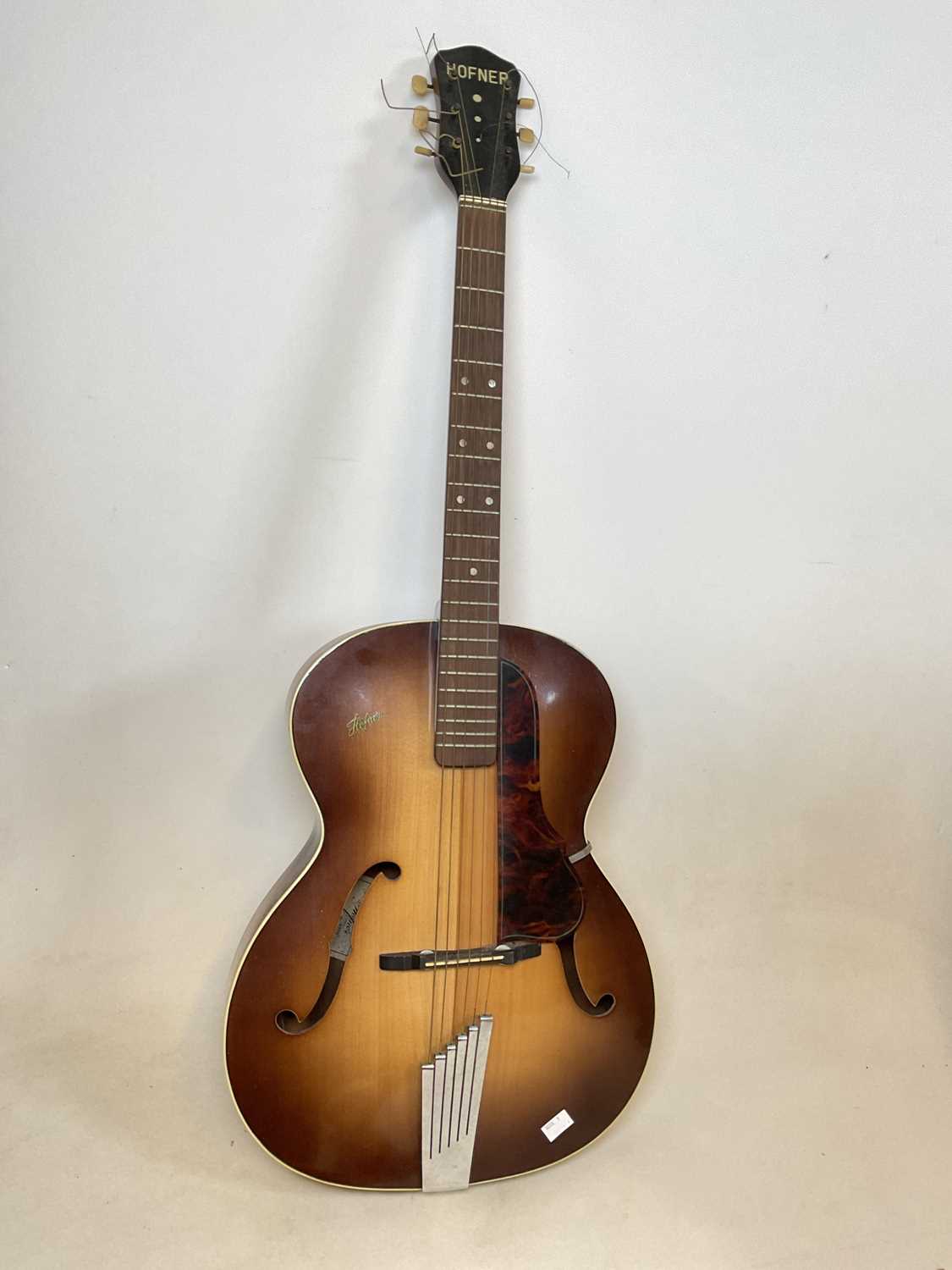 Lot 191 - HOFNER; a Spanish acoustic Congress guitar,