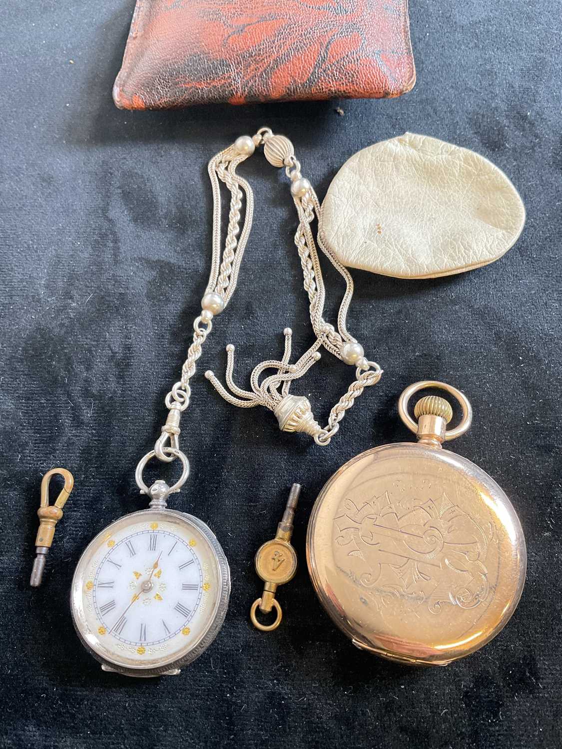 Lot 629 - WALTHAM; a gold plated full hunter crown