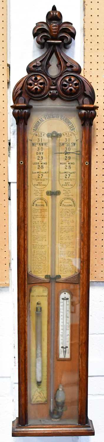 Lot 172 - ADMIRAL FITZROY; a 19th century barometer in