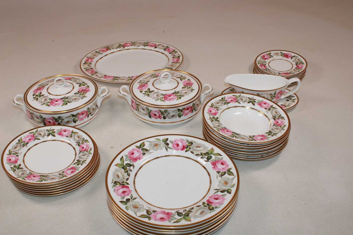 Lot 242 - ROYAL WORCESTER; a twenty-eight piece 'Royal
