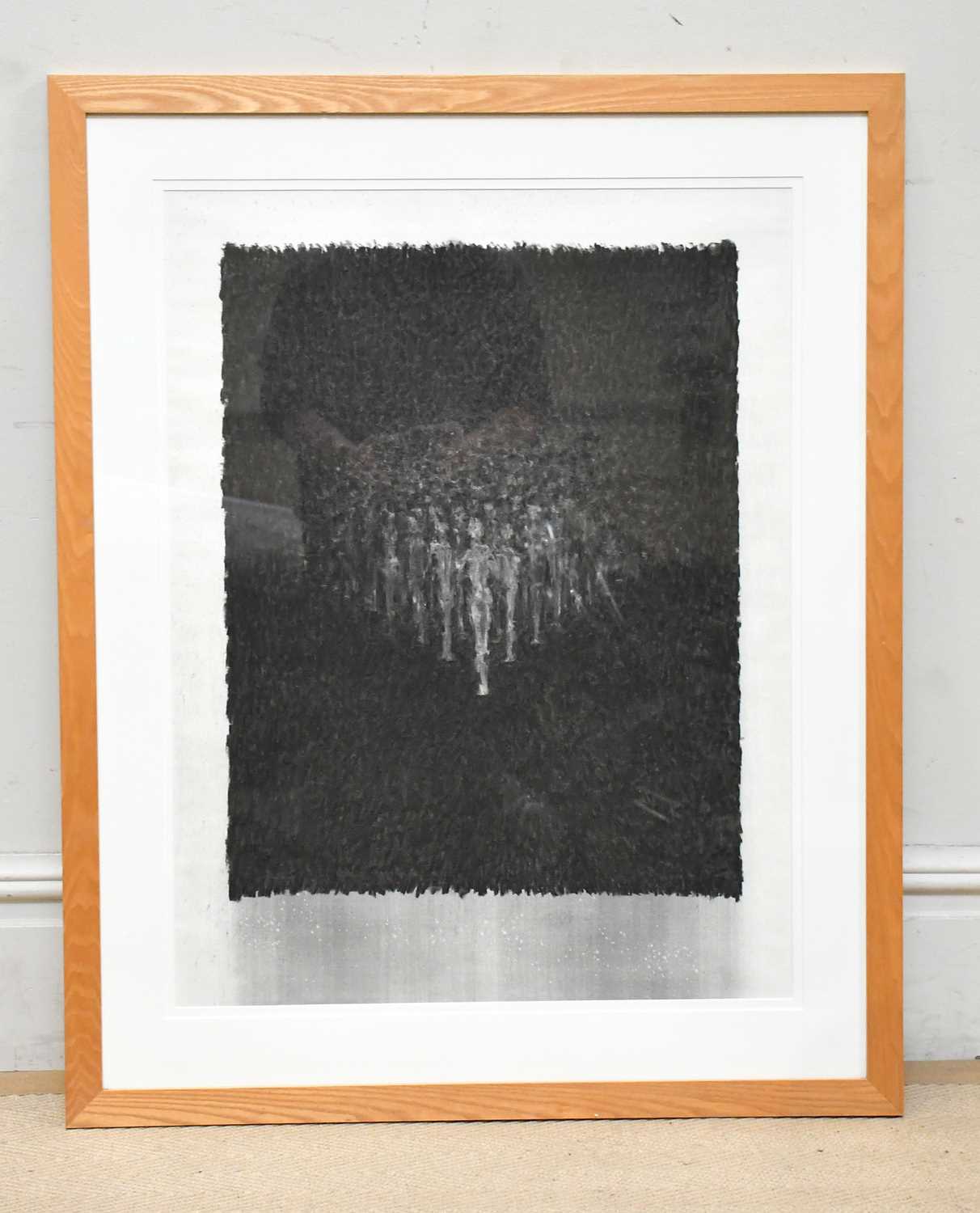 Lot 50 - DAVID GILBERT (1928-2016); charcoal and chalk,