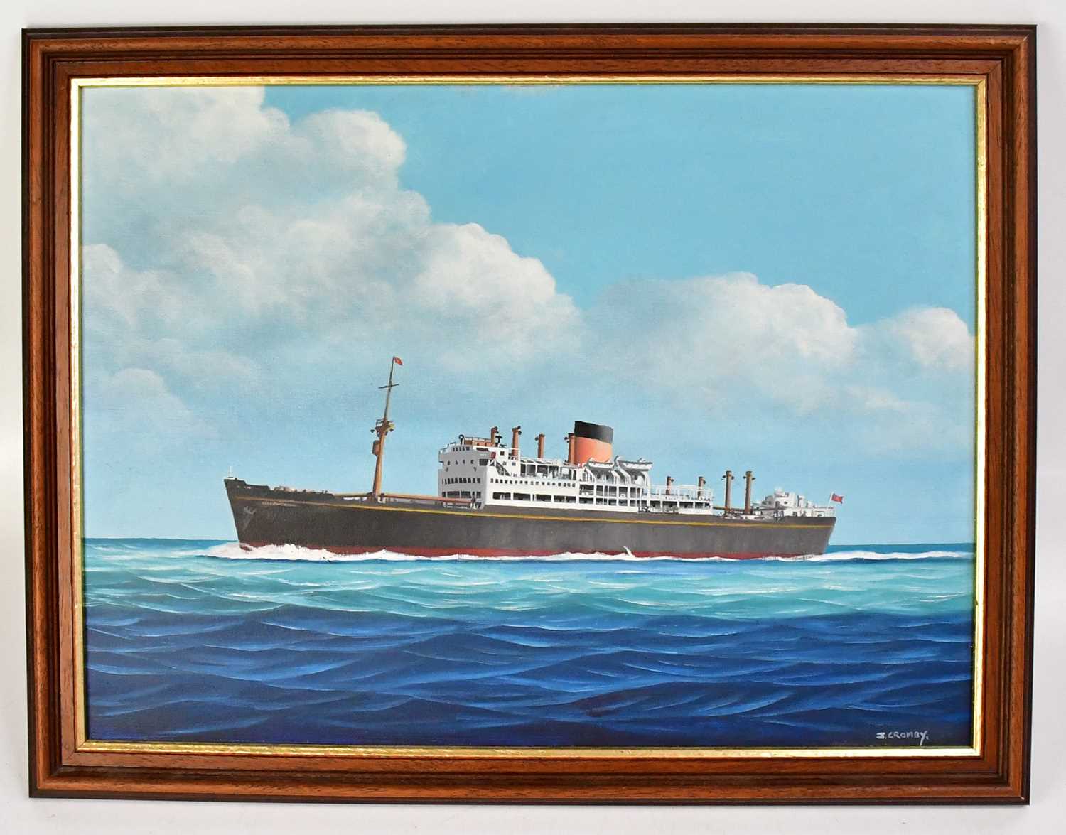 Lot 744 - JOHN CROMBY (Contemporary); acrylic on board,