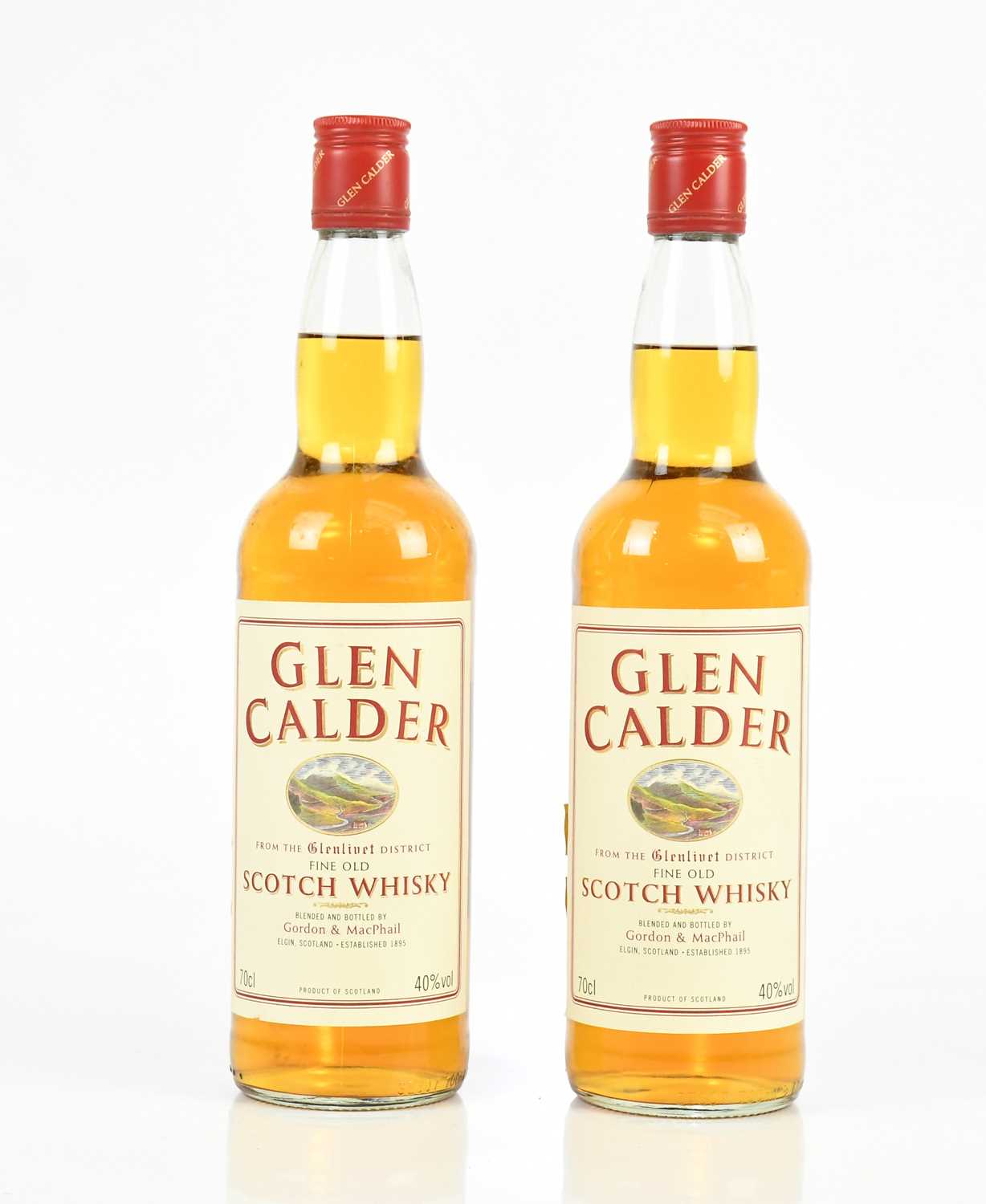 Lot 427 - WHISKY; two bottles of Glen Calder from the