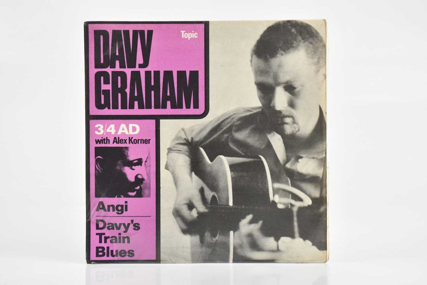Lot 1216 - DAVY GRAHAM; 3/4 A.D. with Alexis Korner 7"